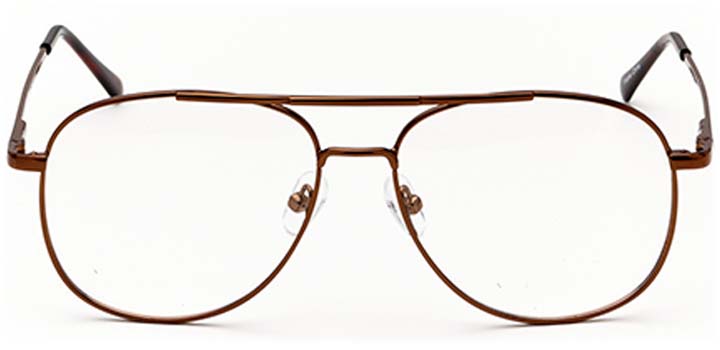 Newton :Aviator Eyeglasses in Brown | Stanton Optical