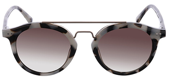 Danes:Round Sunglasses in Yellow Tortoise | Stanton Optical