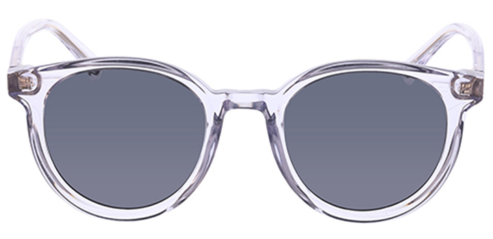 Pebble Beach:Round Sunglasses in Crystal | Stanton Optical