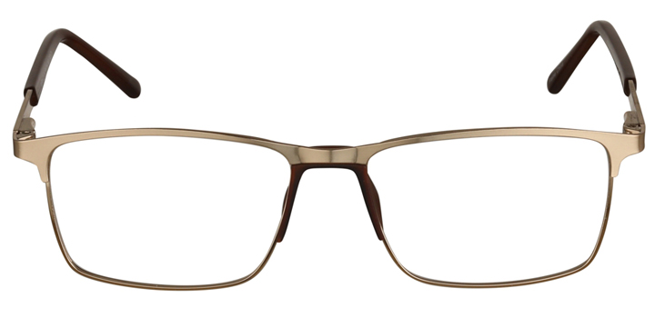 Eagleton:Rectangle Eyeglasses in Gold | Stanton Optical